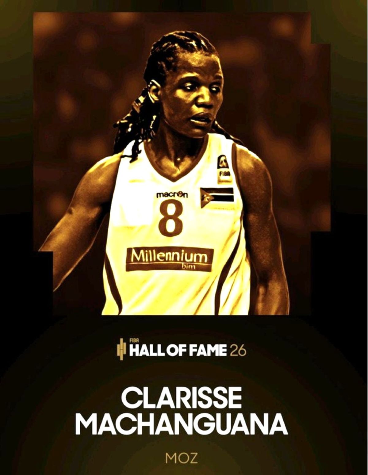 CLARISSE MACHANGUANA NO “HALL OF FAME” DA FIBA - Jornal Desafio